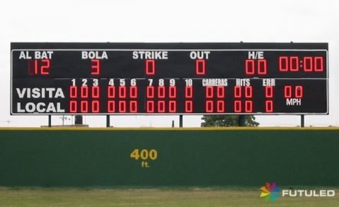 Marcador de beisbol profesional - Pizarras para estadios